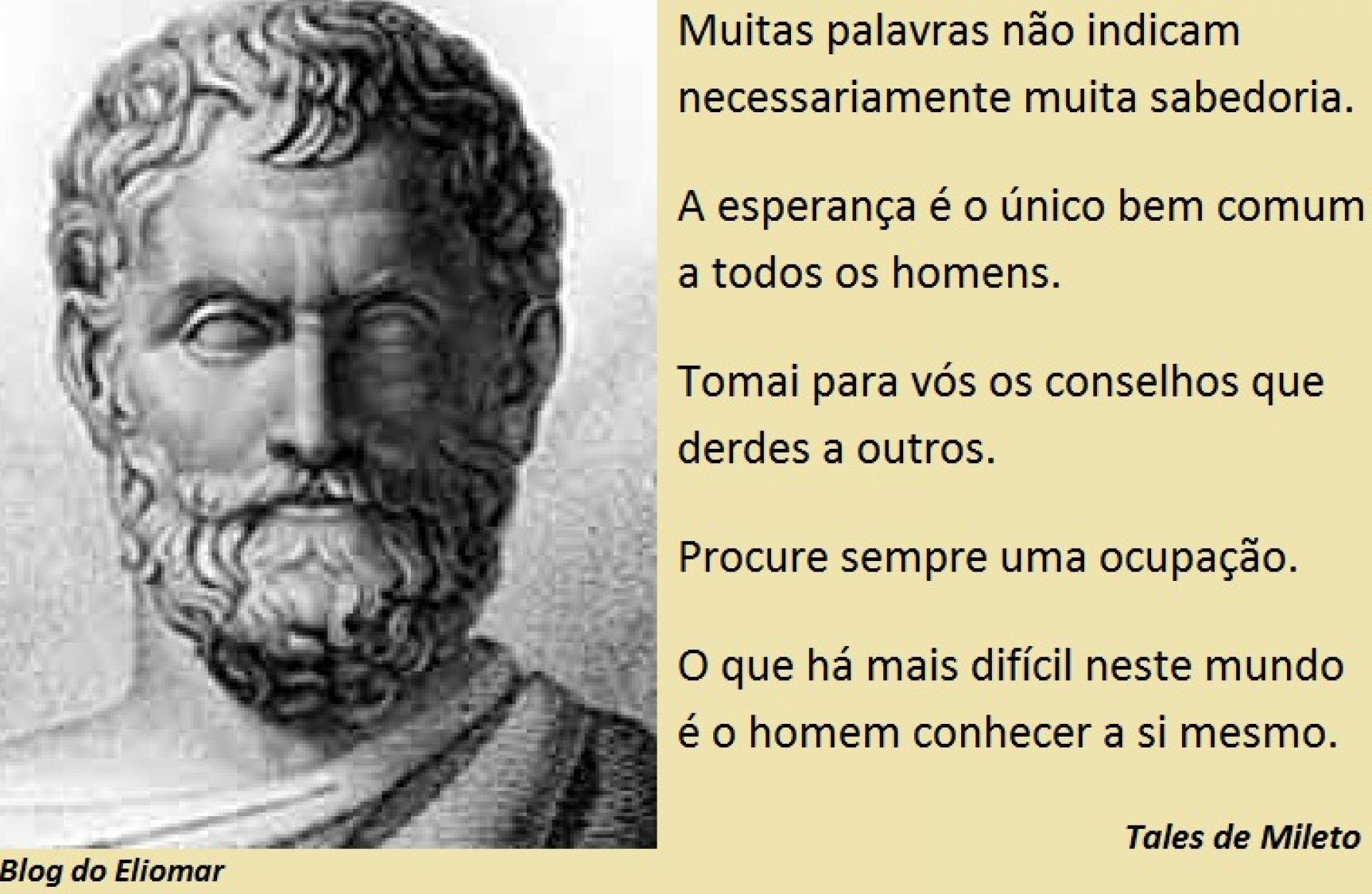 Tales De Mileto Fundou Os Conceitos Dela - BRAINCP