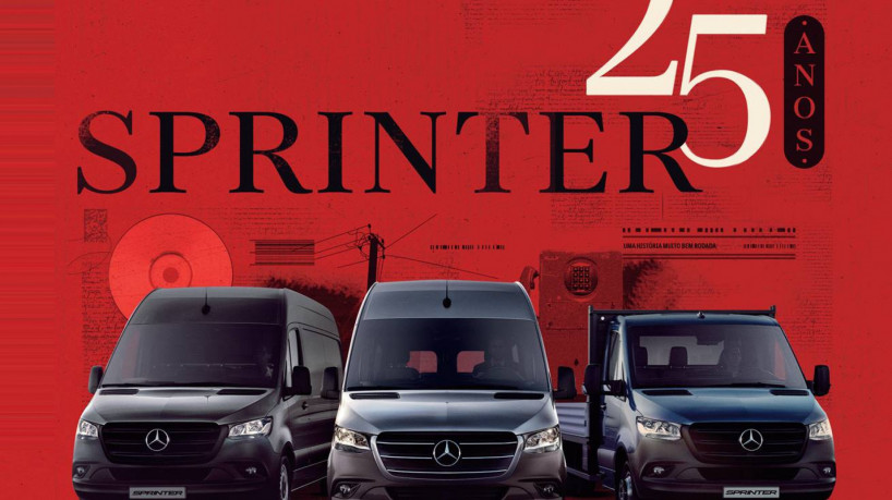 Mercedes-Benz celebra 25 anos da Sprinter no Brasil