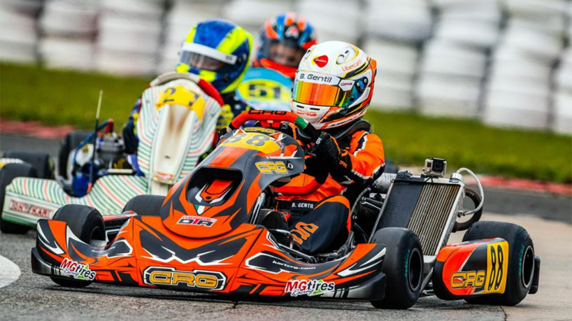 Kart: Bernardo Gentil na disputa pelo título no Campeonato Brasileiro
