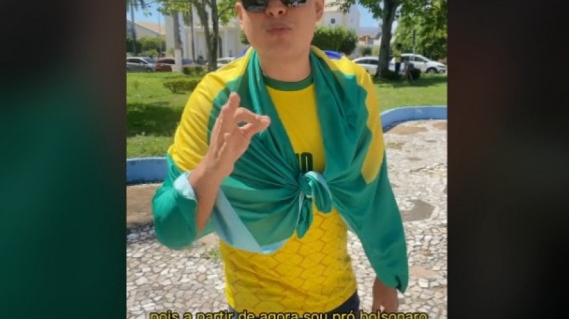 Homem finge ser bolsonarista para comer e beber de graça em atos golpistas