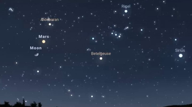 "Beijo Cósmico" com Marte: última lua cheia de 2022 é na noite desta quarta