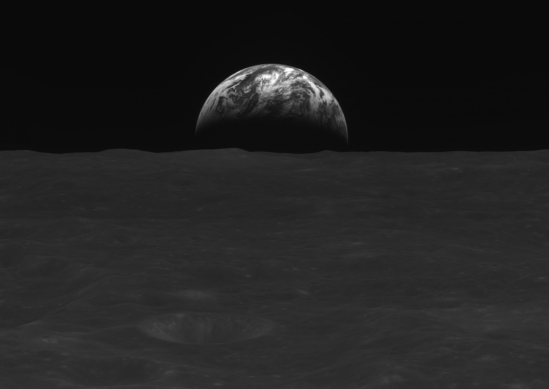 Primeira sonda lunar sul-coreana transmite imagens da Terra e da Lua ...