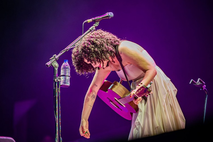 Roberta Campos na Praia de Iracema