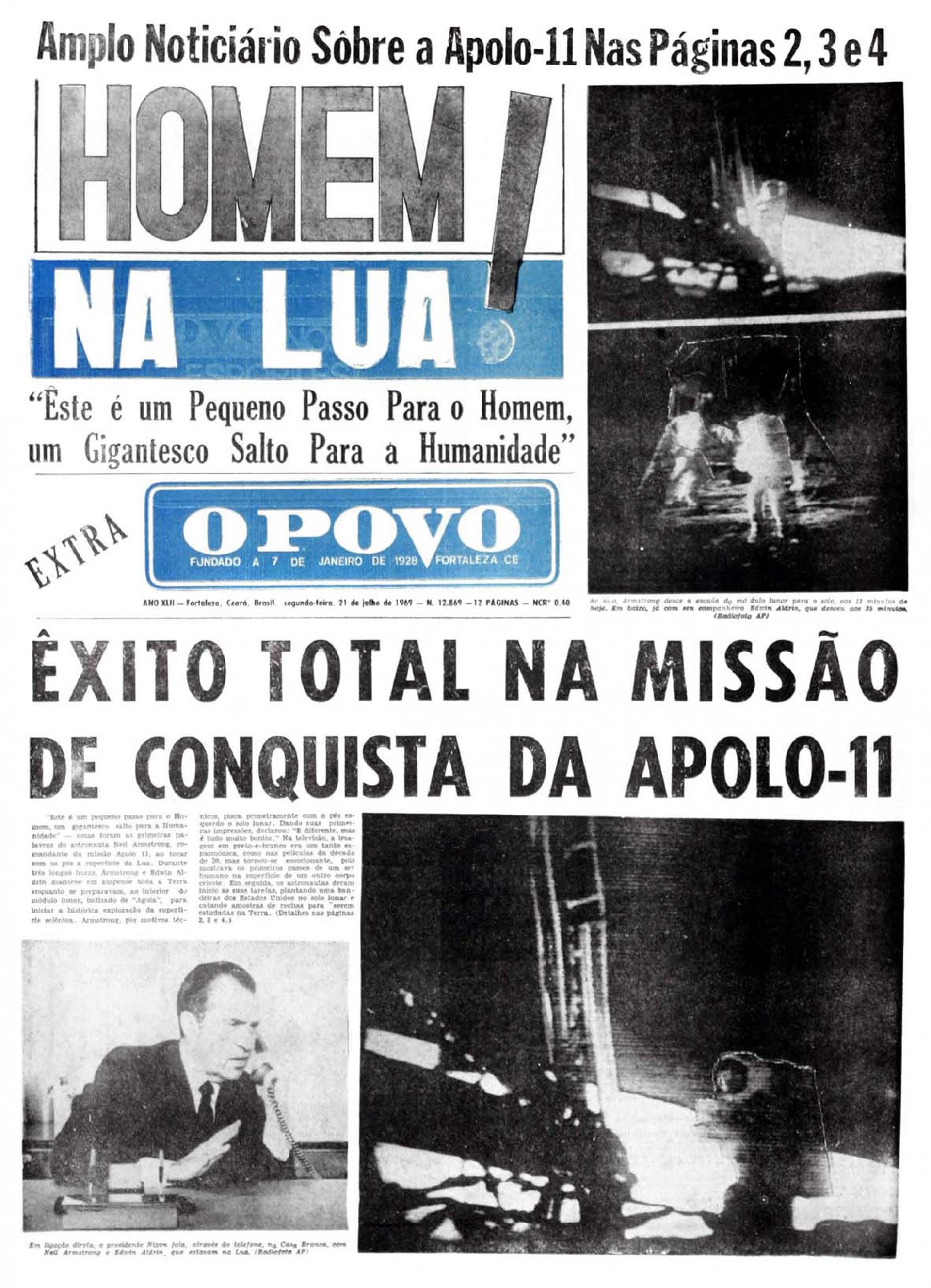 HOMEM NA LUA | O POVO é História | OPOVO+