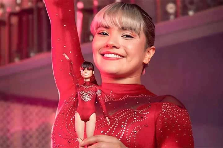 Rebeca Andrade e mais oito atletas ganham versão própria da boneca Barbie
