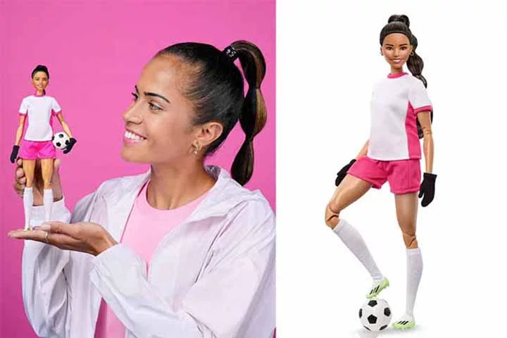 Rebeca Andrade e mais oito atletas ganham versão própria da boneca Barbie