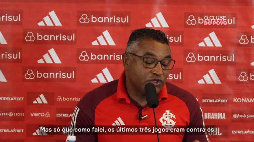 Roger Machado analisa jogos finais do Inter no Brasileirão