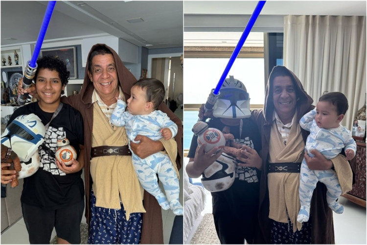 Cantor Zeca Pagodinho se veste de Jedi: "Deixa a força me levar"