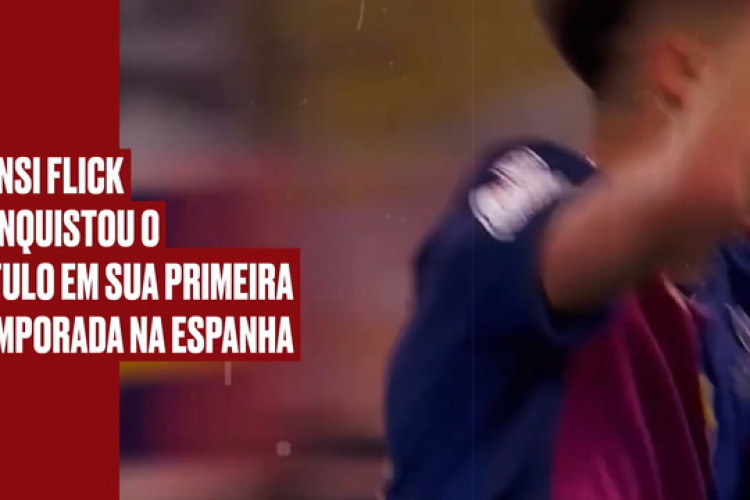 É campeão! Com Hansi Flick, Barça fatura 28º Espanhol