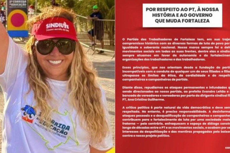 Nota do PT expõe tensão com dirigente do Sindiute em Fortaleza